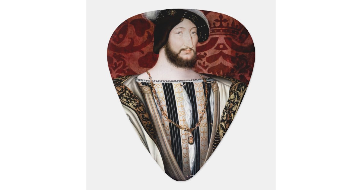 Púa De Guitarra Jean Clouet - Francois I, Rey de Francia | Zazzle.es
