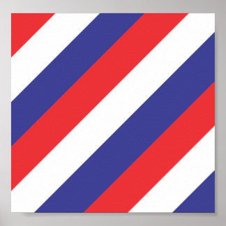 Pósters Rayas Rojas Y Blancas | Láminas e impresiones | Zazzle.es