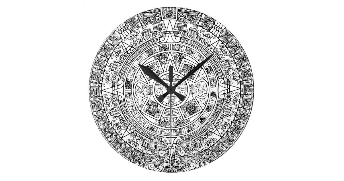 Reloj azteca del calendario | Zazzle.es