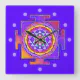 Reloj Cuadrado Sri Yantra - Diseño de símbolo del hinduismo 1 | Zazzle.es