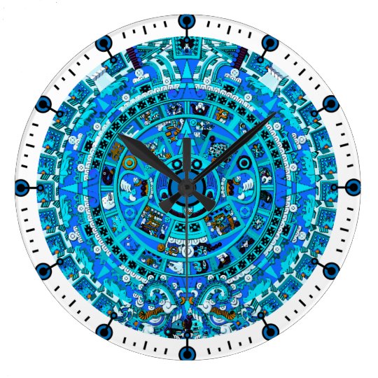 Reloj de pared azteca del calendario 2012 del maya | Zazzle.es