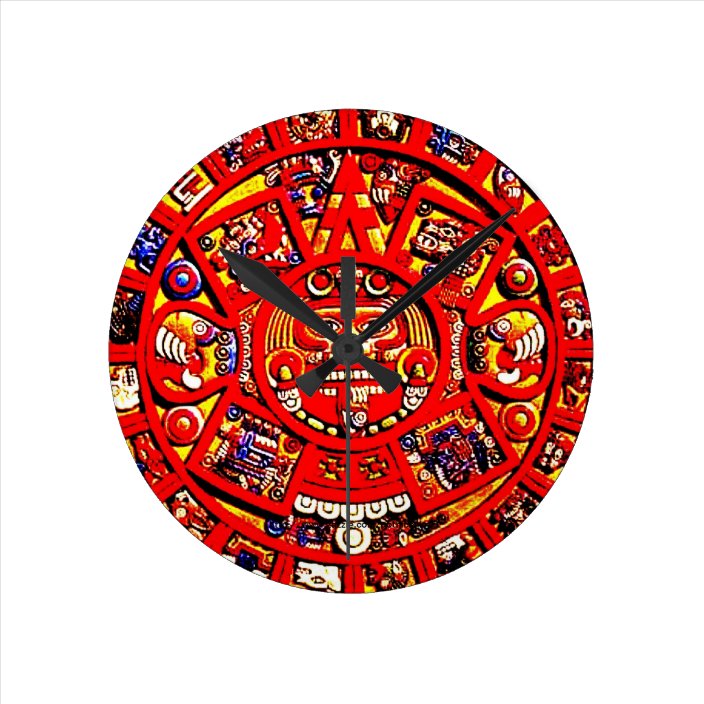 Reloj de pared maya del calendario de Gothicchicz | Zazzle.es