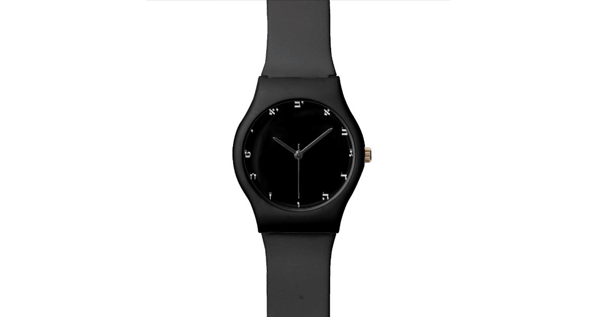 Reloj De Pulsera Números hebreos | Zazzle.es