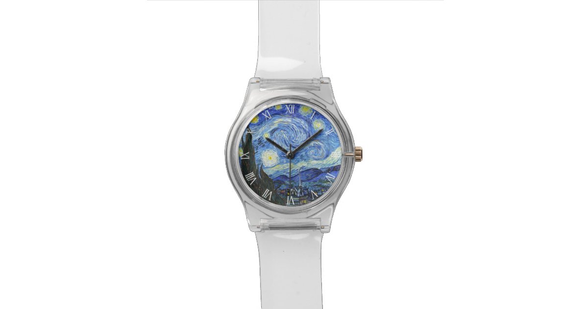 Reloj De Pulsera VAN GOGH Starry Night Numerals | Zazzle.es