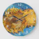 Reloj Redondo Grande Vincent van Gogh - Dos girasoles cortados | Zazzle.es