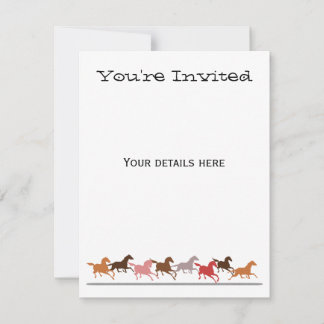Invitaciones Caballos | Zazzle.es