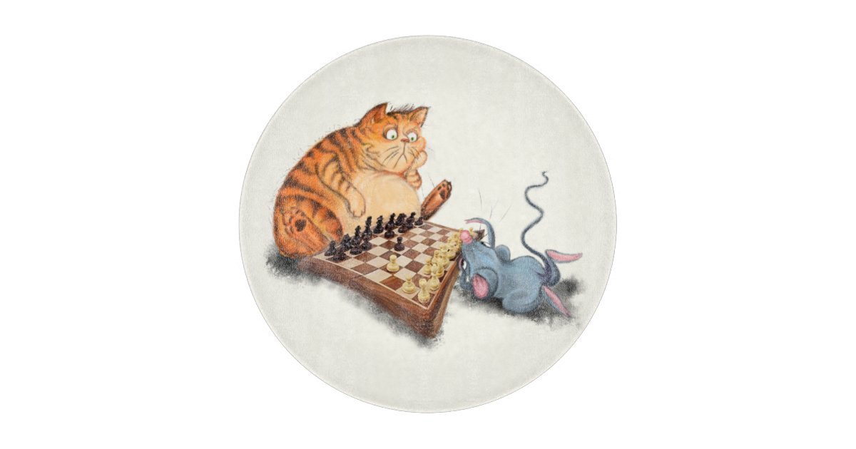 Tabla De Cortar Placa de corte de ajedrez para jugar al gato y al ...