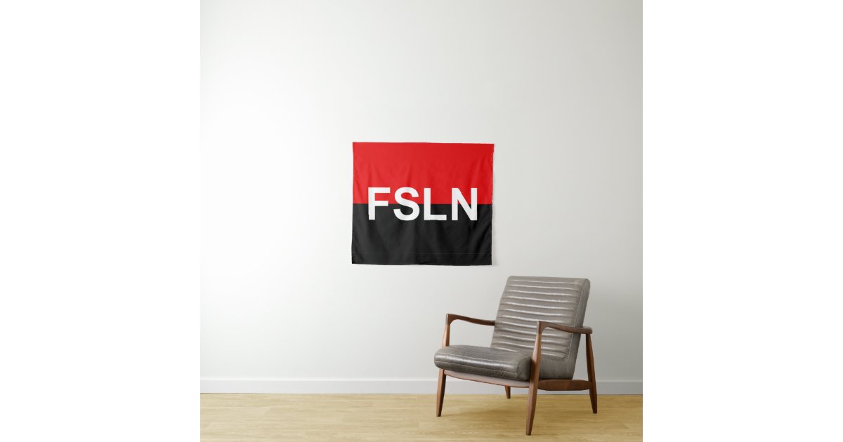 Tapiz Bandera del FSLN | Zazzle.es