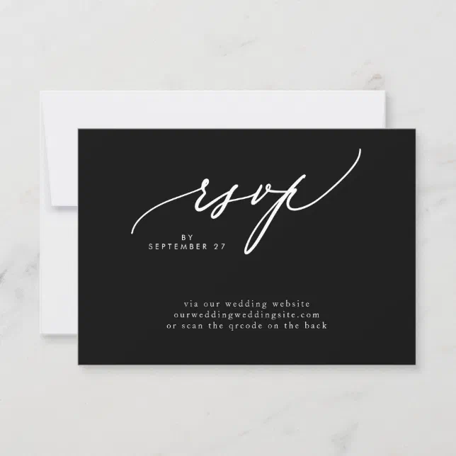 Tarjeta De Confirmación De Asistencia Sitio web de Boda de CÓDIGO QR ... Tarjeta De Confirmación De Asistencia Sitio web de Boda de CÓDIGO QR ...
