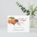Tarjeta de PROPUESTA BRIDESMAID, vegetación otoñal | Zazzle.es