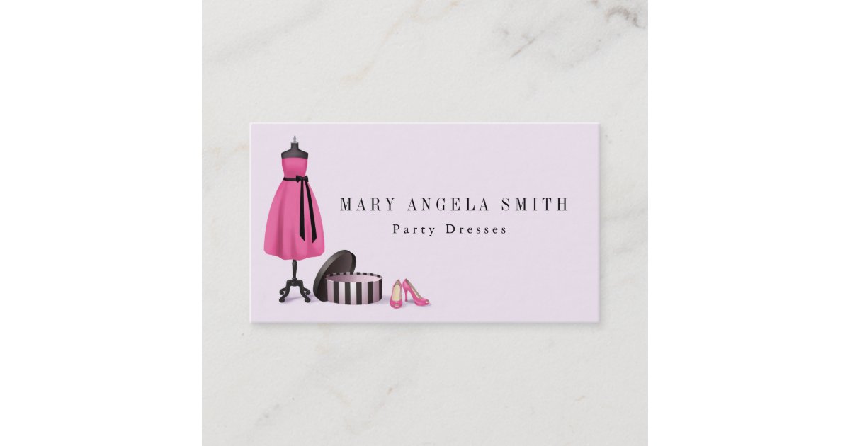 Tarjeta de visita de moda de la tienda de la | Zazzle.es