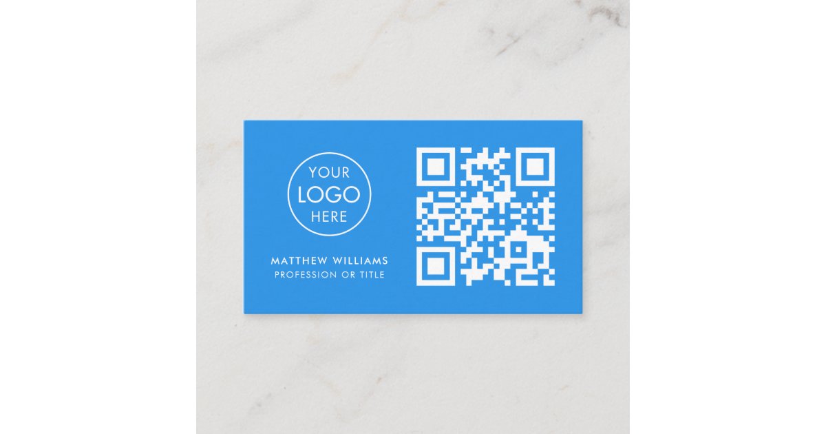 Tarjeta De Visita Plumber Professional QR Code Logo Moderno | Zazzle.es