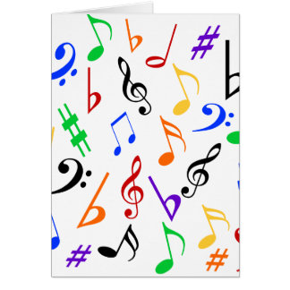 Tarjetas e invitaciones Notas Musicales | Zazzle.es