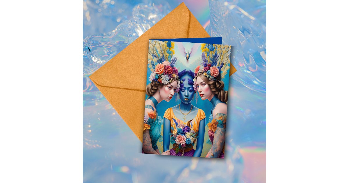 Tarjeta Ethereal Bridesmaid Propuesta Gracias Fantasy AI | Zazzle.es