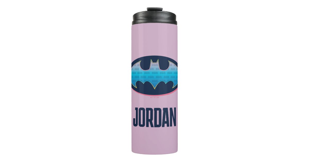 Termo Batman | Símbolo rosa y azul | Zazzle.es