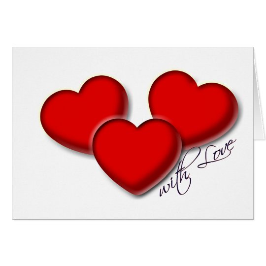 Tres corazones con amor | Zazzle.es